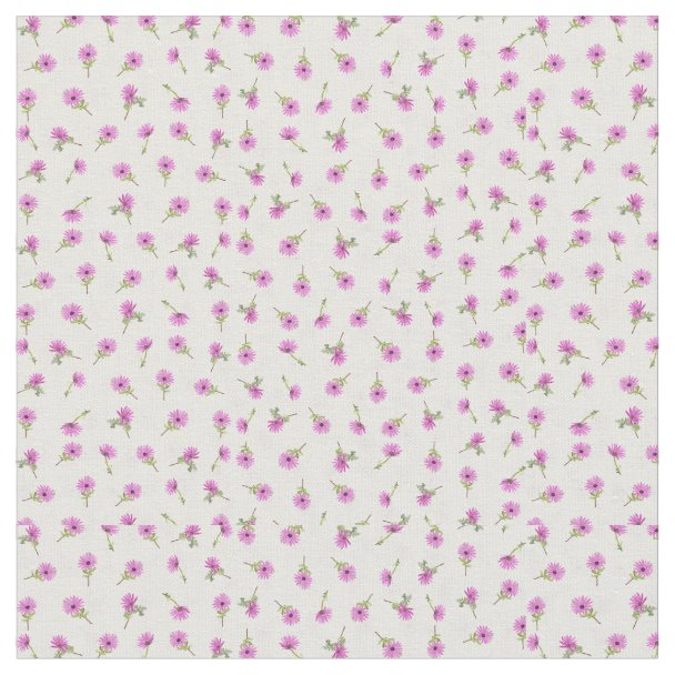 Lavender Flowers Fabric | Zazzle