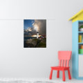 Beautiful Lighthouse at Sunset Poster | Zazzle