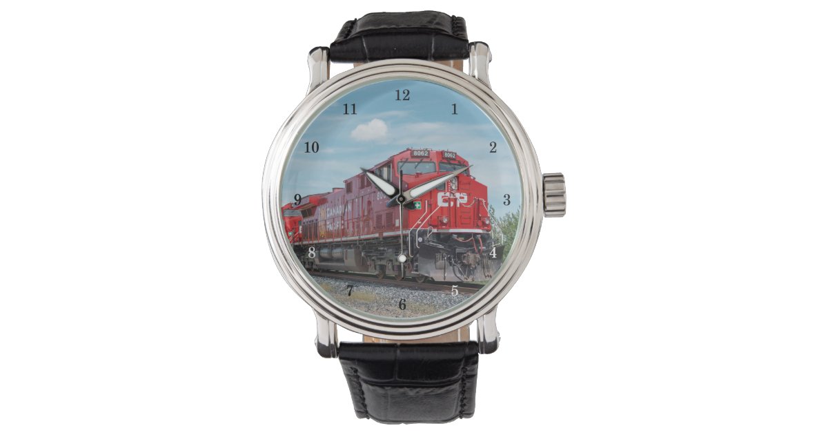 Beautiful Locomotive/Train Wrist Watch | Zazzle