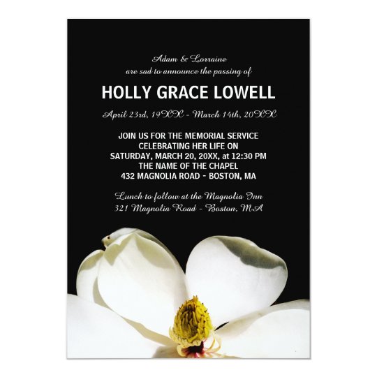 Memorial Service Invitations | Zazzle