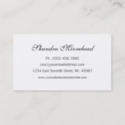 Beautiful Mango Massage Therapist Business Card | Zazzle