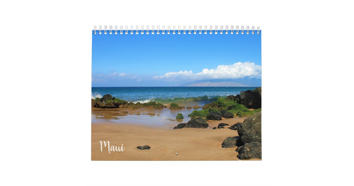 Beautiful Maui Calendar | Zazzle