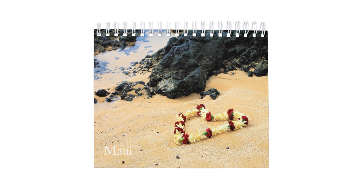 Beautiful Maui Calendar II | Zazzle