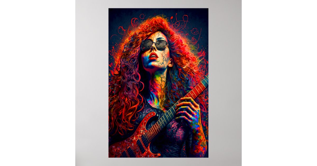 Beautiful Melody - Rock and Roll Poster Print | Zazzle
