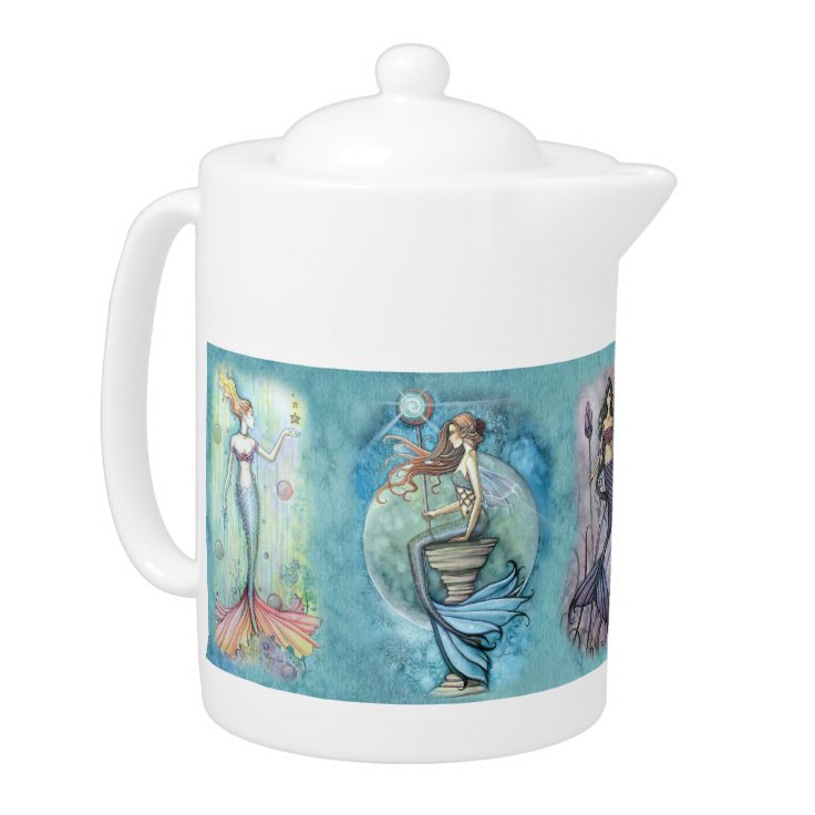 Beautiful Mermaid Teapot | Zazzle