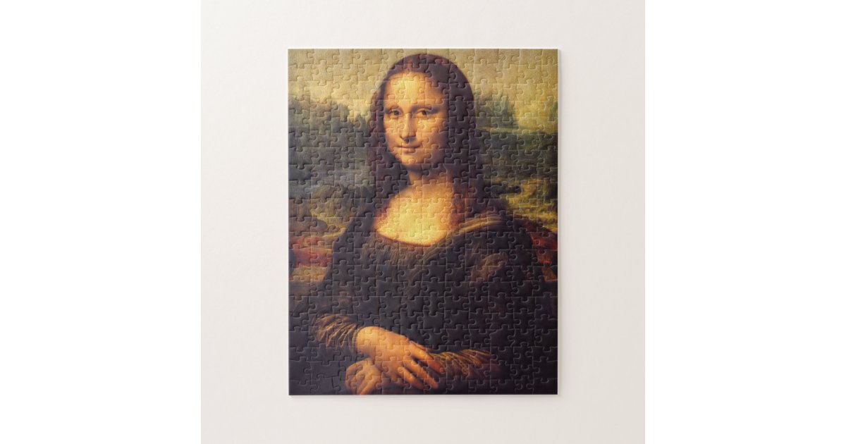 Beautiful Mona Lisa Jigsaw Puzzle | Zazzle