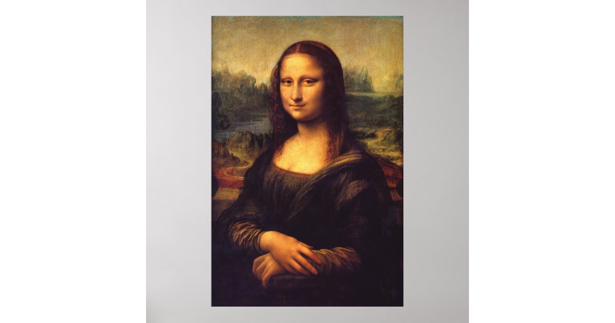 Beautiful Mona Lisa Poster | Zazzle