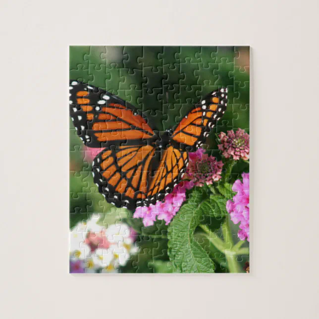Beautiful Monarch Butterfly Jigsaw Puzzle | Zazzle