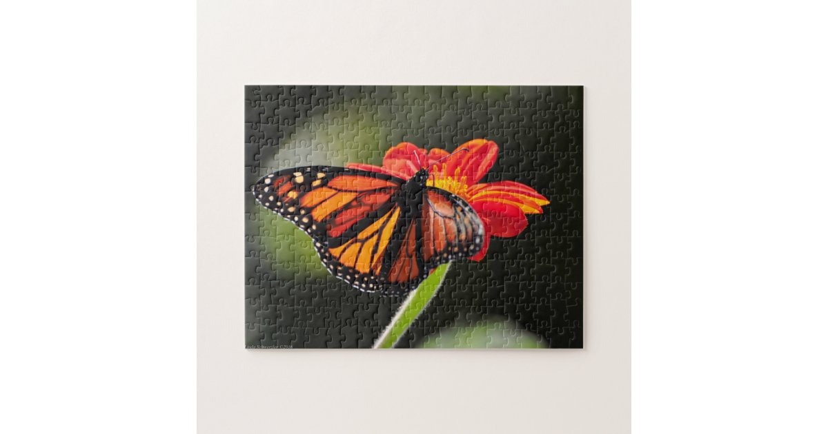 Beautiful Monarch Butterfly - Puzzle | Zazzle
