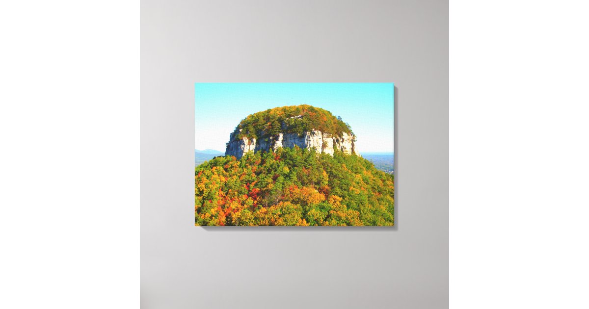 Beautiful Mountain Scenery Canvas Print | Zazzle