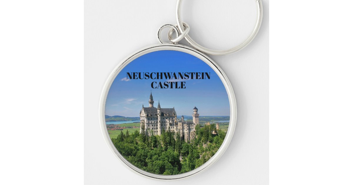 Beautiful Neuschwanstein Castle Keychain | Zazzle