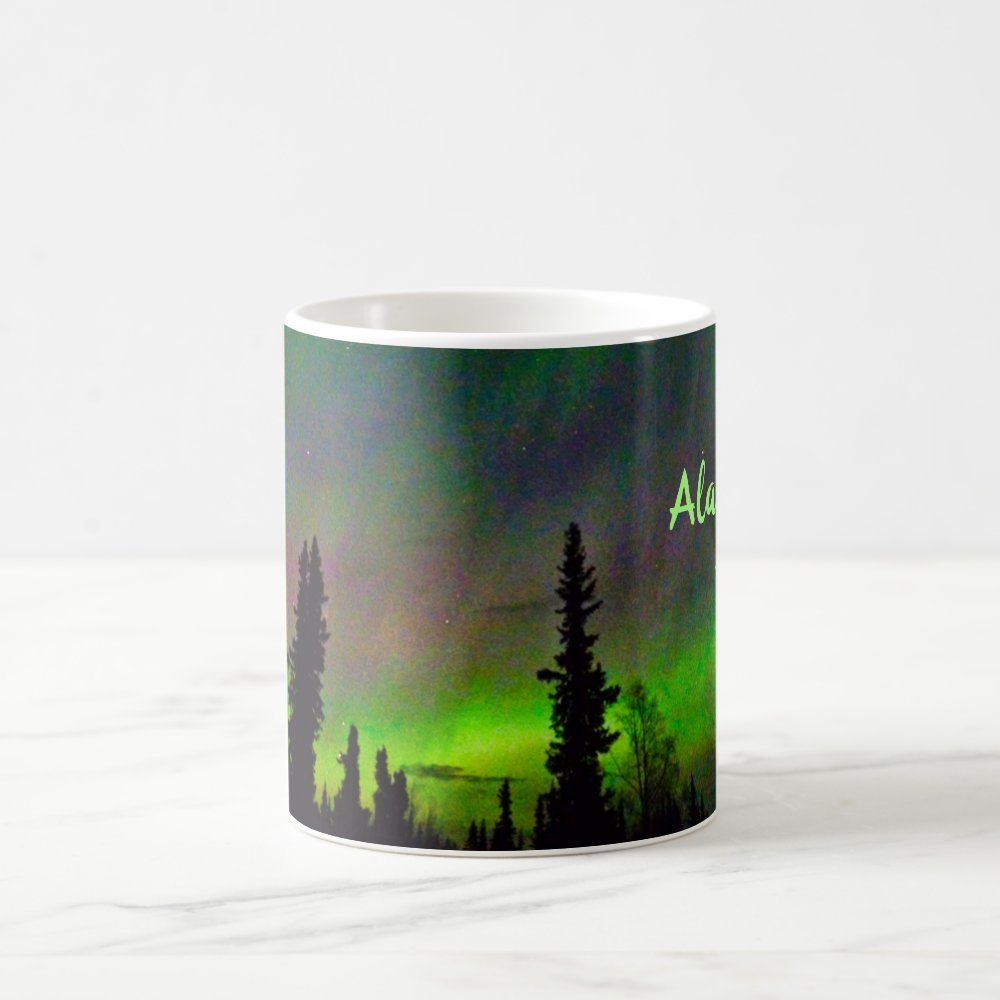 Beautiful northern lights in alaska morphing mug sold by Bodily ...