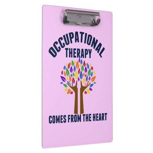 Beautiful Occupational Therapy Tree Quote Clipboard | Zazzle