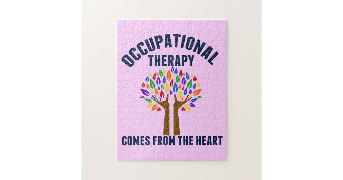 Beautiful Occupational Therapy Tree Quote Jigsaw Puzzle | Zazzle