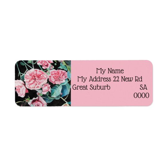 Custom faux rose pink glitter ombre label | Zazzle.com