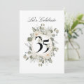 Beautiful Pastel Floral 35th ANNIVERSARY Invitation | Zazzle