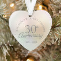 Beautiful Pearl 30th Wedding Anniversary Ornament | Zazzle