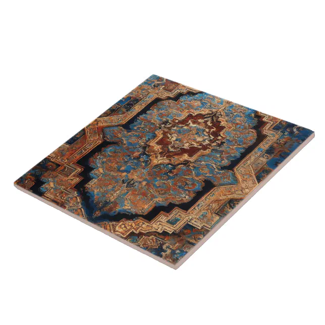 Beautiful Persian Old Pattern Popular Collection Ceramic Tile | Zazzle
