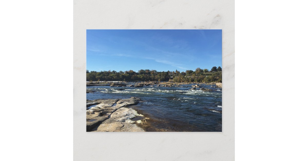 Beautiful Photo of the James River Postcard | Zazzle