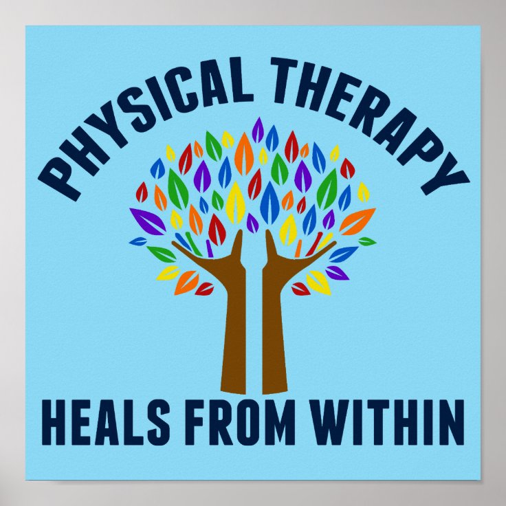Beautiful Physical Therapy Inspirational Quote Poster | Zazzle