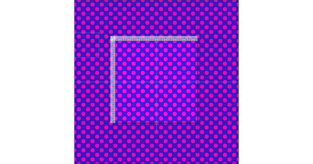 Beautiful Pink and Purple Polka Dot Pattern Fabric | Zazzle