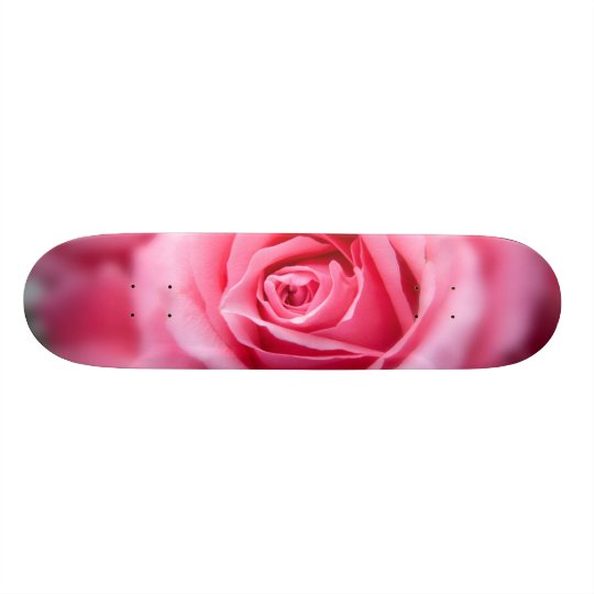 Beautiful Pink Rose Skateboard | Zazzle.com