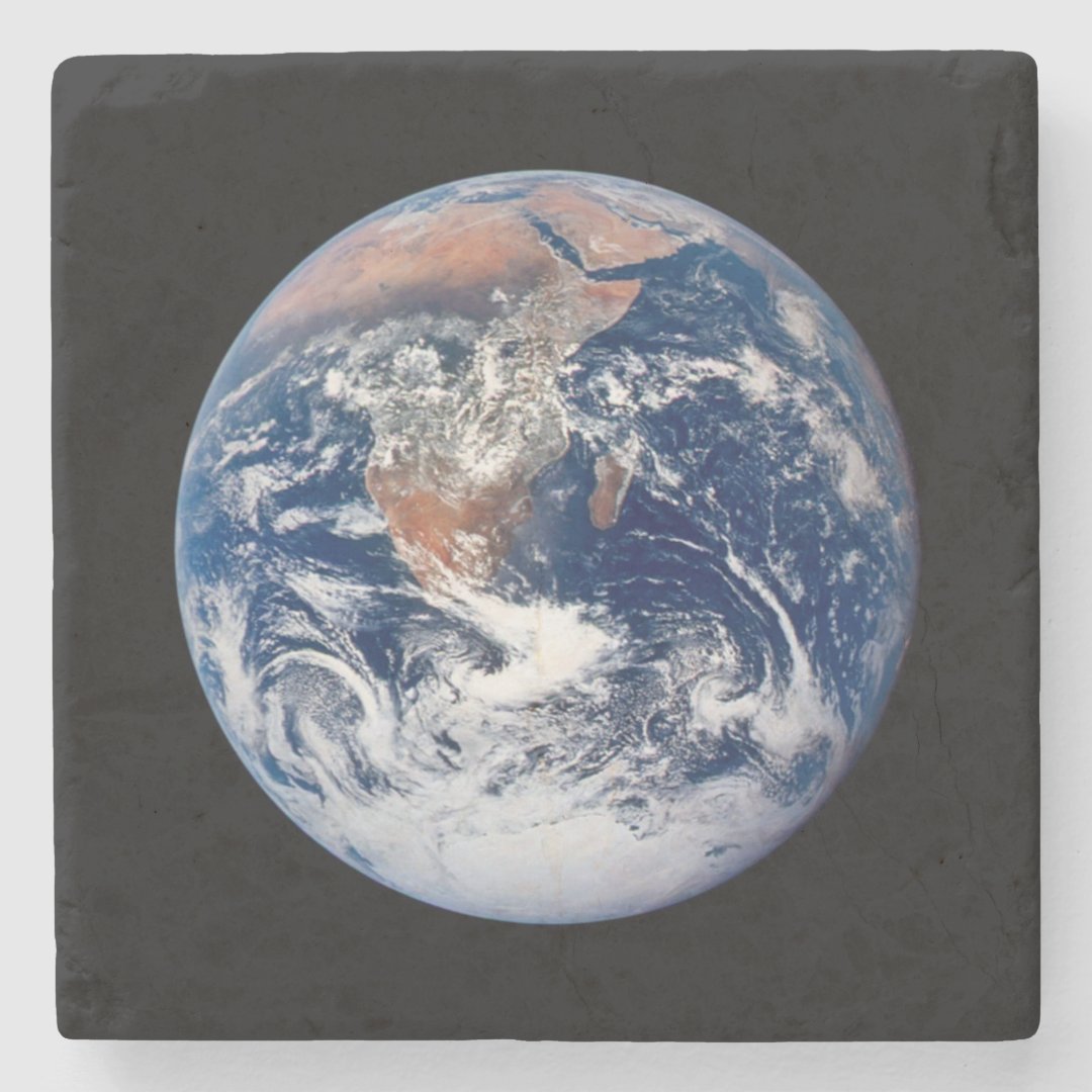 Beautiful Planet Earth Stone Coaster | Zazzle