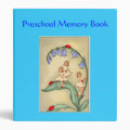Beautiful Preschool Memory Book Binder -Vintage | Zazzle