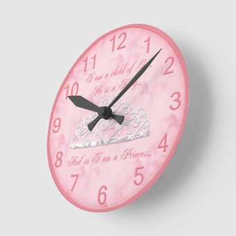 Beautiful Princess Clock | Zazzle