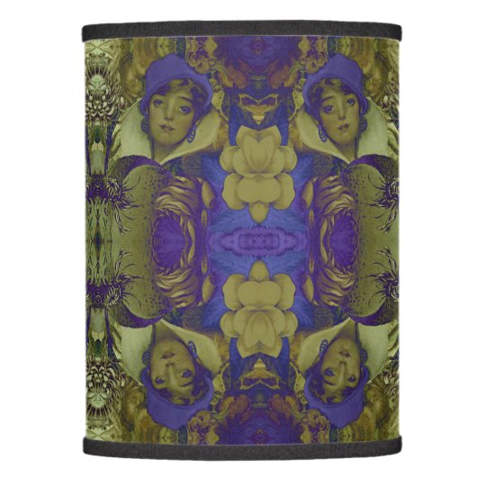 Beautiful Psychedelic Vintage Woman Lamp Shade | Zazzle.com