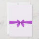 Beautiful Purple Ribbon In Birthday Card | Zazzle
