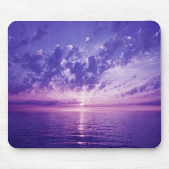 Beautiful purple sunset mouse pad | Zazzle.com