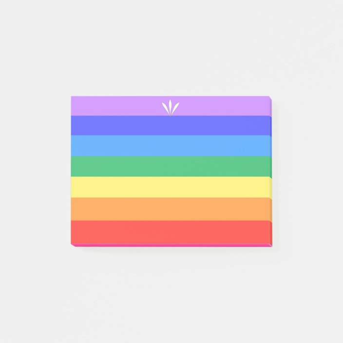 Beautiful Rainbow Post-it Notes | Zazzle.com