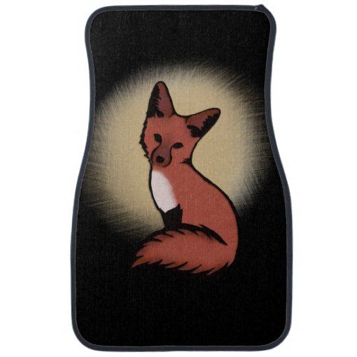 Beautiful Red Fox Car Floor Mat | Zazzle