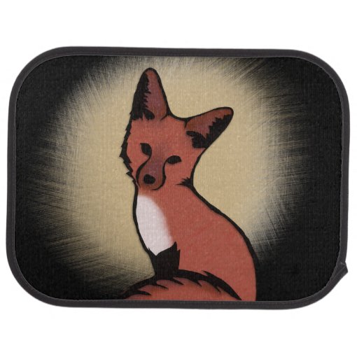 Beautiful Red Fox Car Floor Mat | Zazzle