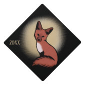 Beautiful Red Fox Graduation Cap Topper | Zazzle