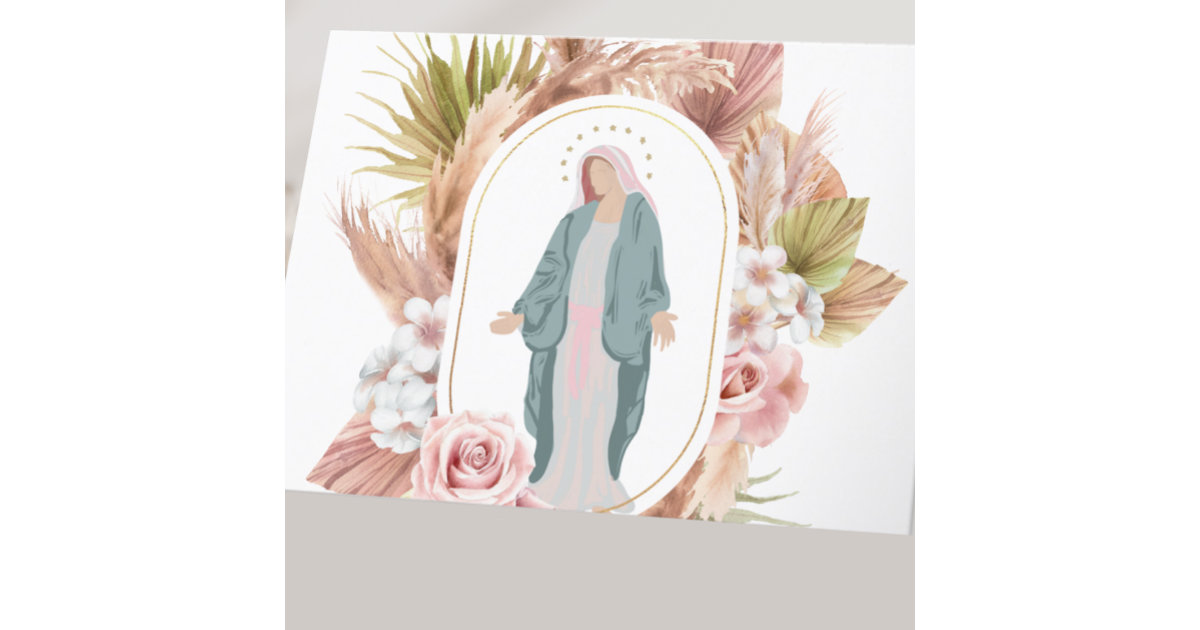 Beautiful Religious Catholic Sympathy Card | Zazzle