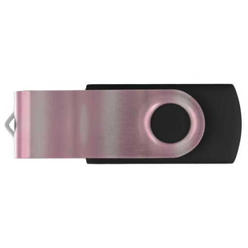 Beautiful,rose,gold,metallic,elegant,chic,modern,d USB Flash Drive | Zazzle