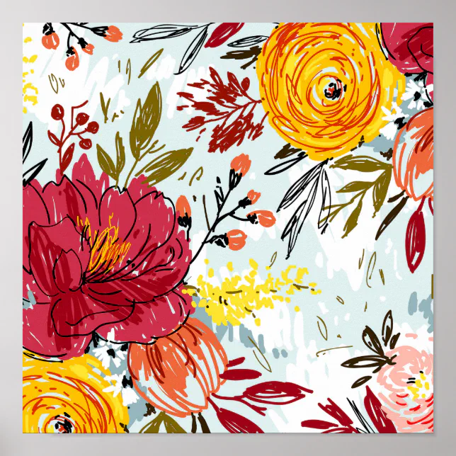 Beautiful Roses Poster | Zazzle