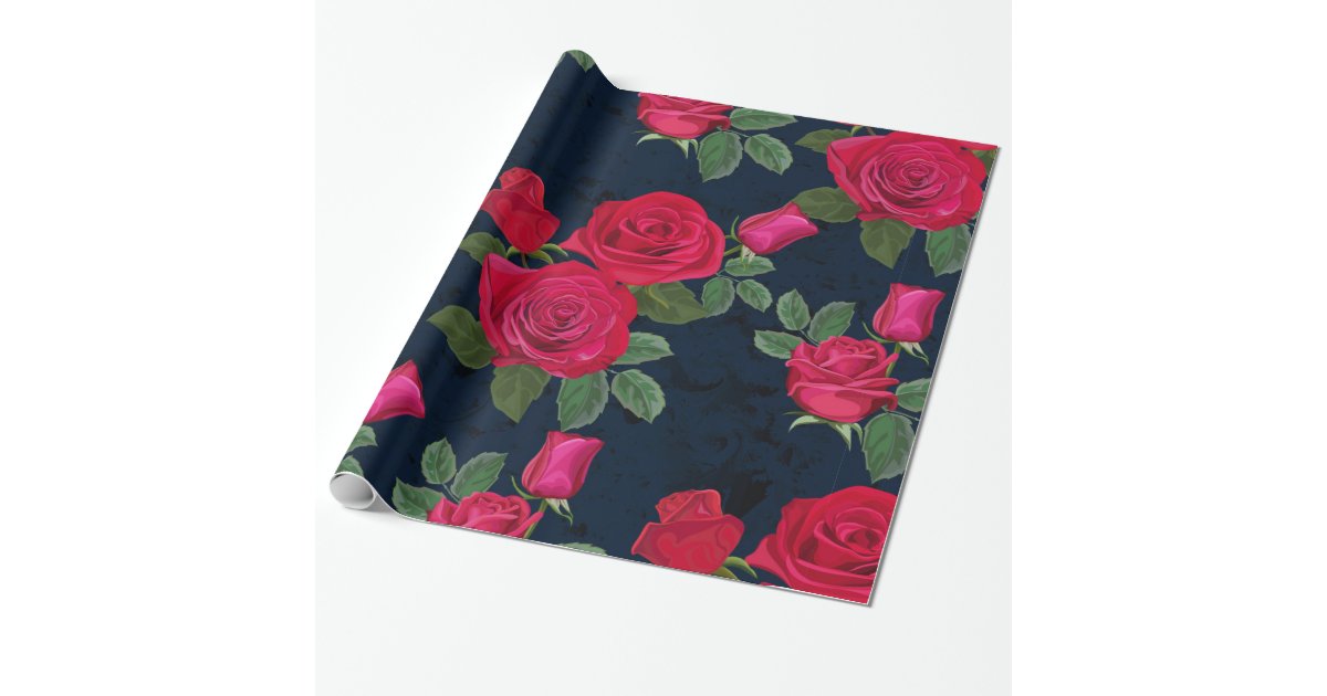 Beautiful Roses Wrapping Paper | Zazzle.com