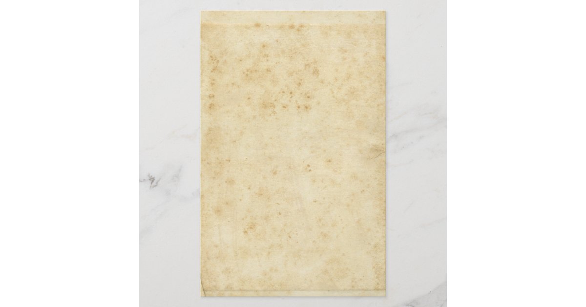 Beautiful Rustic Stained Antique Blank Old Paper | Zazzle
