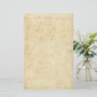 Beautiful Rustic Stained Antique Blank Old Paper | Zazzle