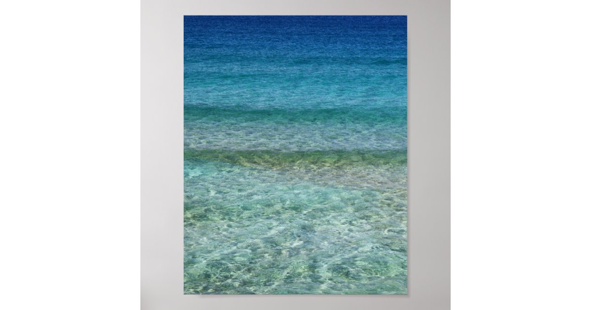Beautiful Sandy Beach Poster | Zazzle