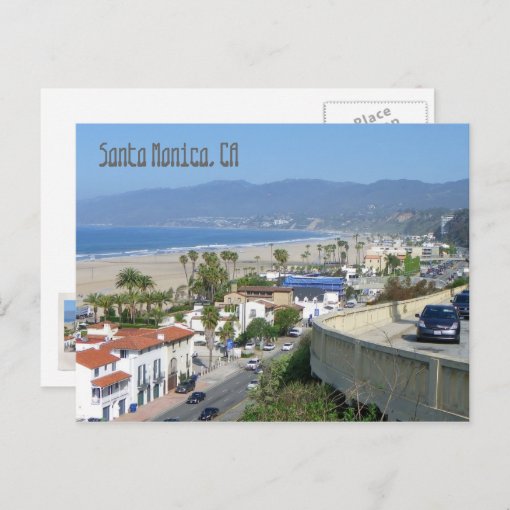 Beautiful Santa Monica Postcard! Postcard | Zazzle