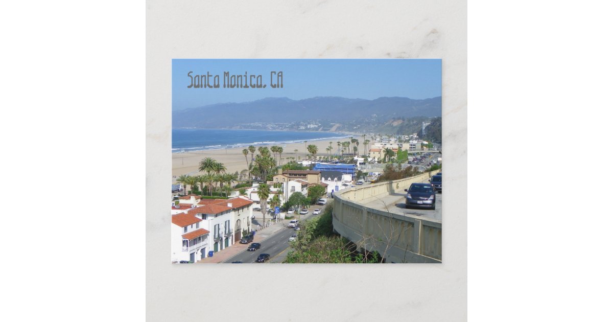 Beautiful Santa Monica Postcard! Postcard | Zazzle