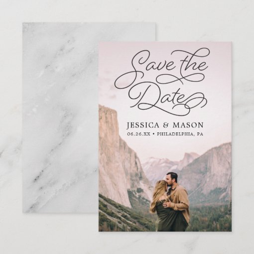 Beautiful Save the Date Card - Save The Dates | Zazzle