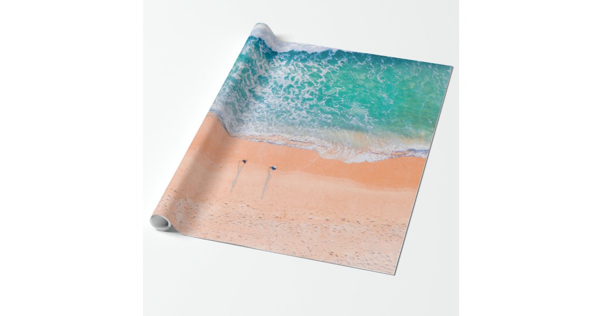 Beautiful Sea Beach Wrapping Paper | Zazzle