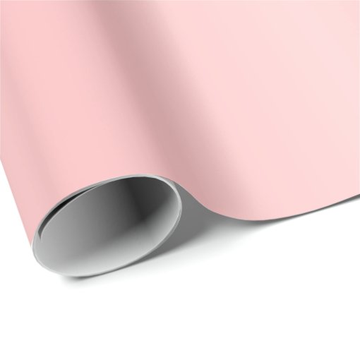 Beautiful Simple Pink Satin Wrapping Paper | Zazzle