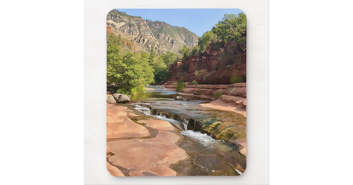 Beautiful Slide Rock State Park Mousepad | Zazzle