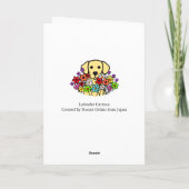 Beautiful Soul Yellow Labrador Illustration Thank You Card | Zazzle